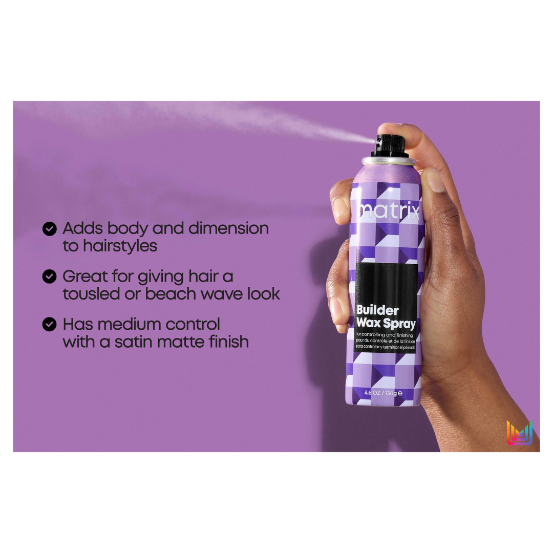 Matrix Styling Builder Spray Wax 130g – Haircare Works