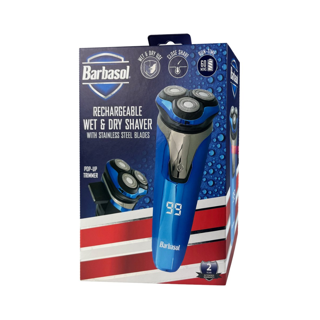 Barbasol Rechargeable Wet & Dry Shaver – Haircare Works