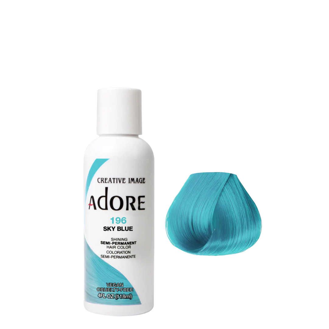 Adore Semi Permanent Hair Color - 196 Sky Blue – Haircare Works