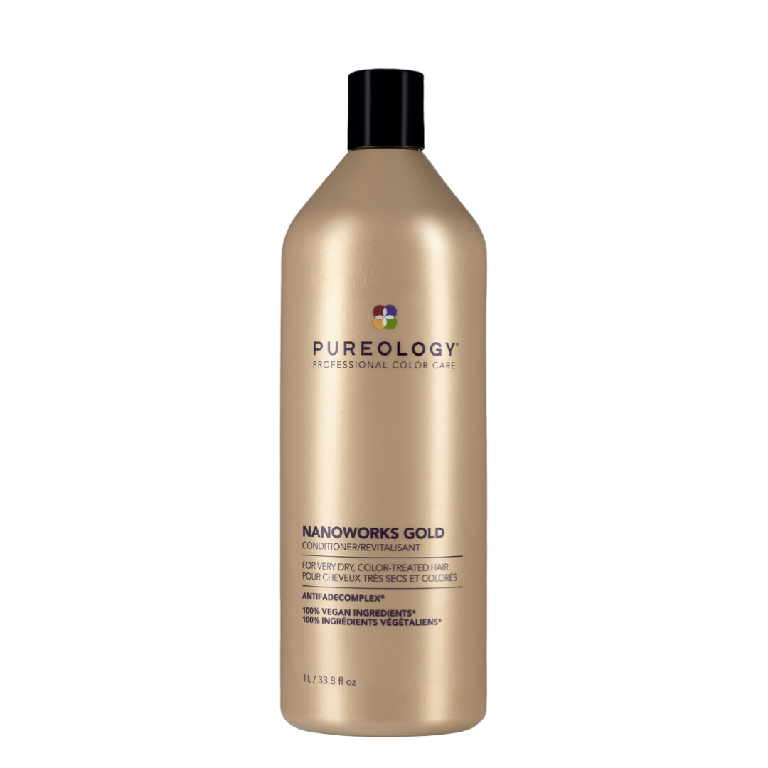 Pureology Nanoworks Gold Shampoo & Conditioner 1 Litre Duo – Haircare Works